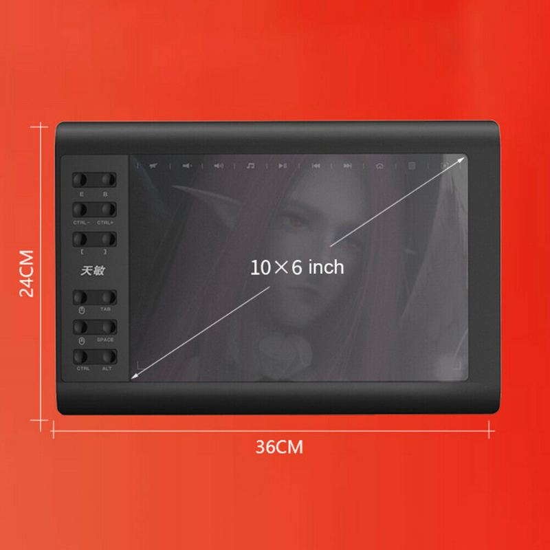 Large Digital Drawing Art Tablet Sketch Pad With Pen– Zincera