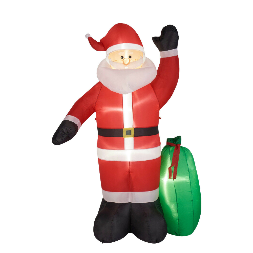 Giant Outdoor Inflatable Blow Up Christmas Santa Claus– Zincera