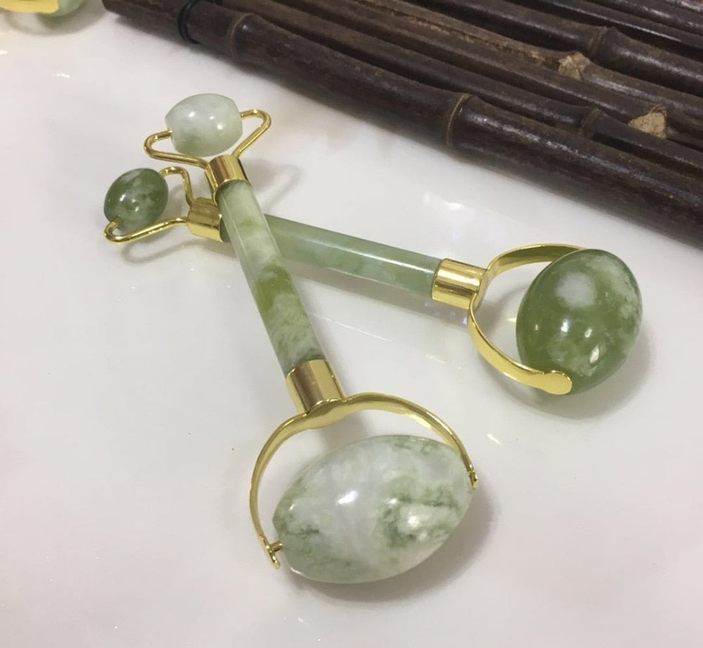 Jade Face Stone Roller Massage Tool– Zincera