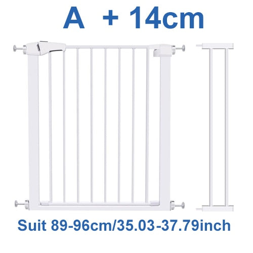 Wide Baby Walk Through Fence Gate With Door Pressure Mounted– Zincera