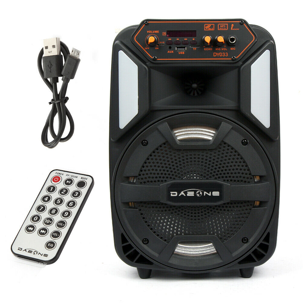 Large Portable DJ Bluetooth Party Box Speaker 8"– Zincera