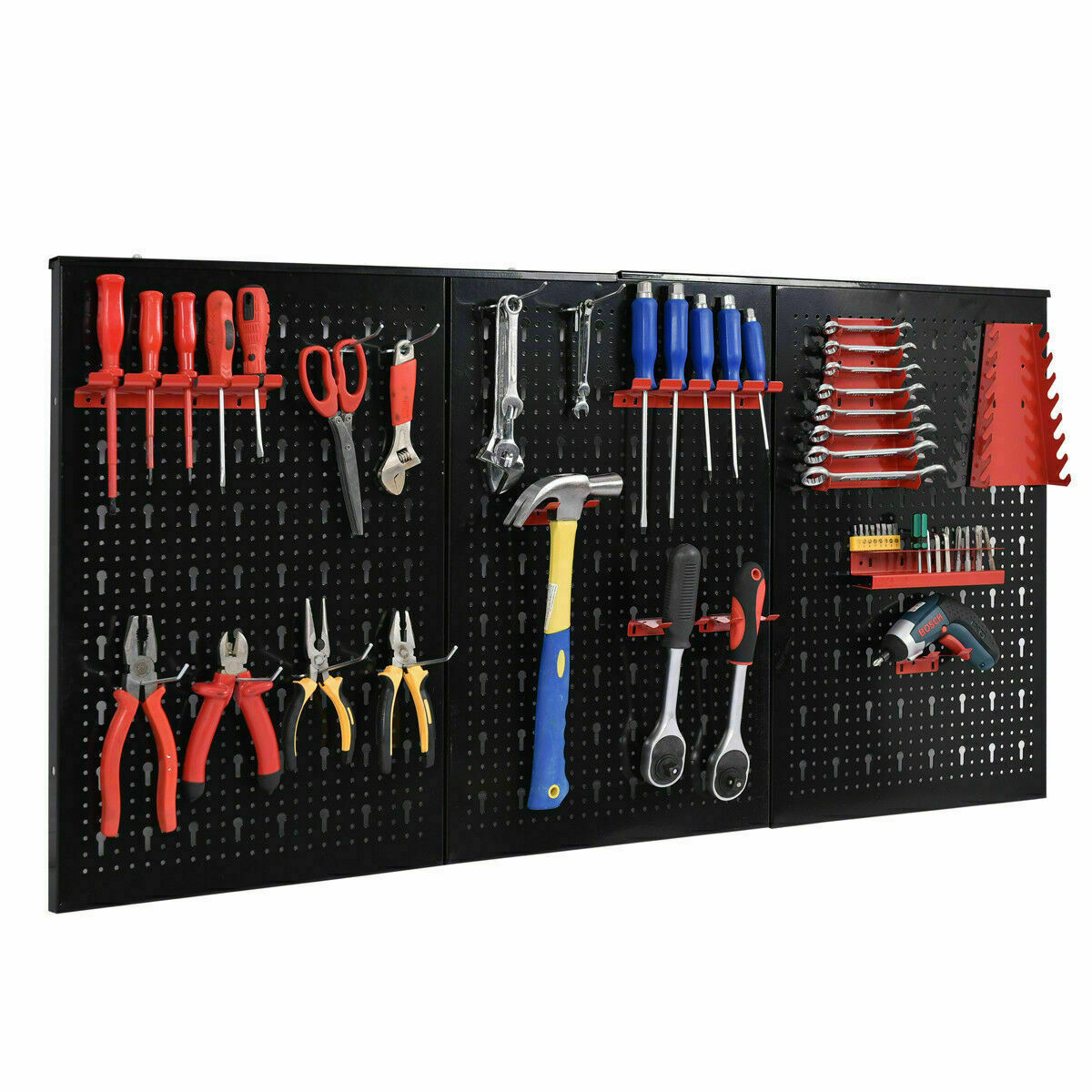 Large Garage Wall Tool Organizer Metal Pegboard 24" x 48"– Zincera