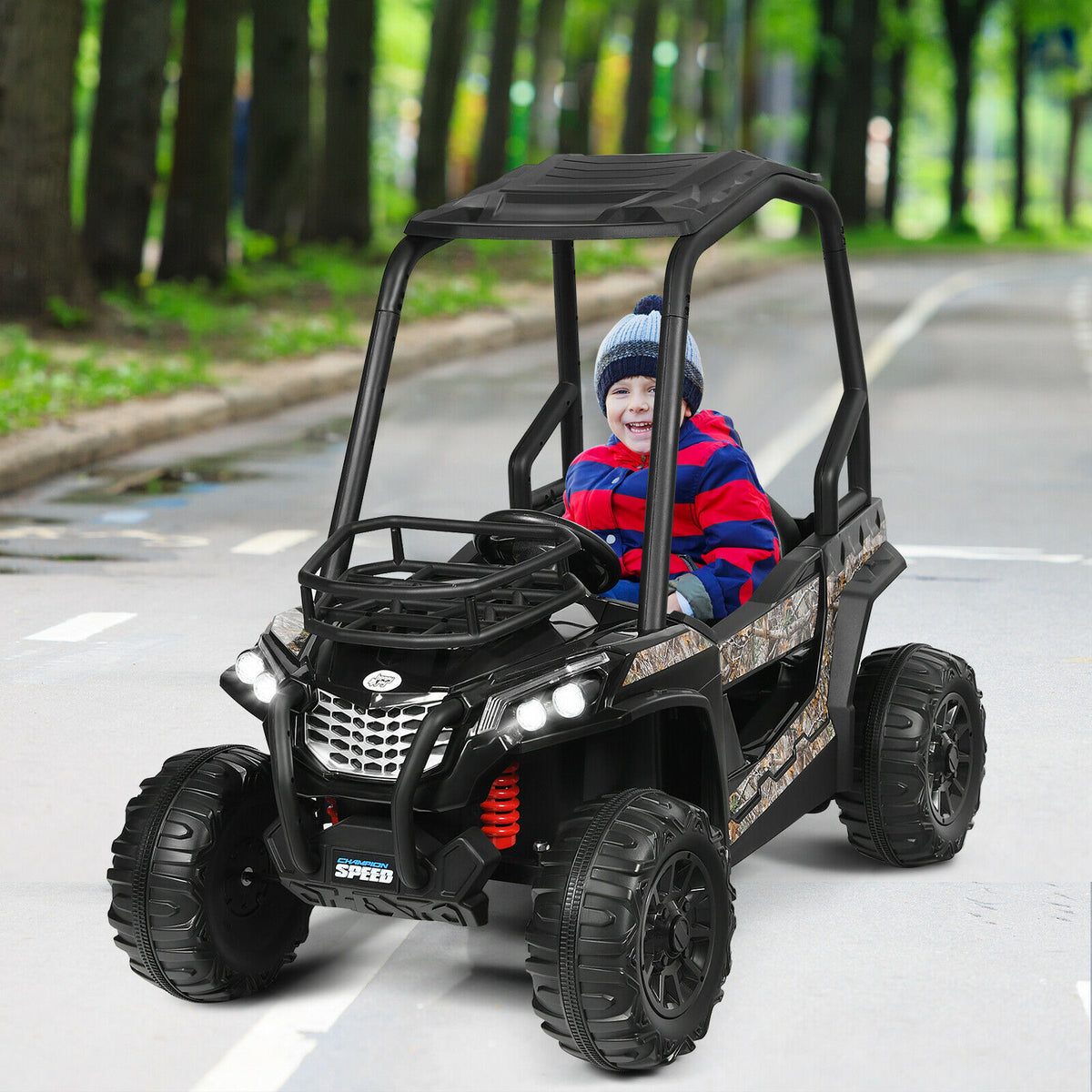 Heavy Duty Electric Kids Side By Side Off Road Power UTV– Zincera